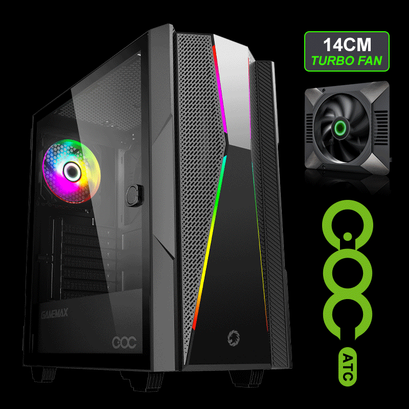 GAB GAMEMAX TYPHOON COC FAN ARGB ATX – 9bits Soluciones Informáticas